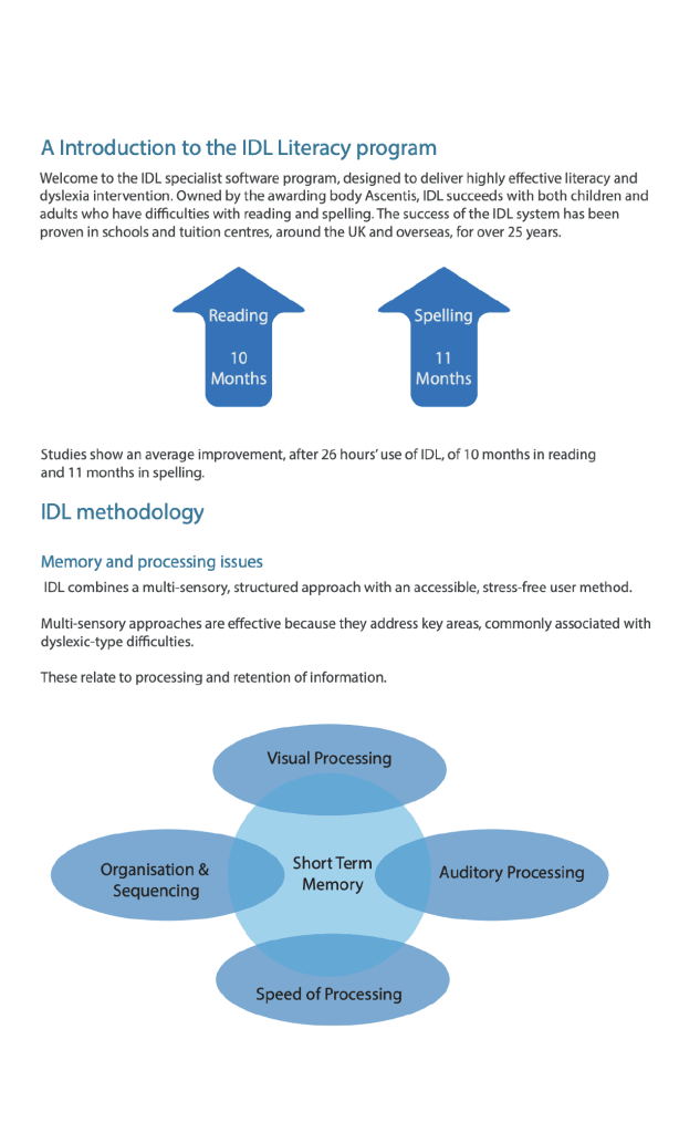 IDL Literacy Introduction and Methodology - US Site