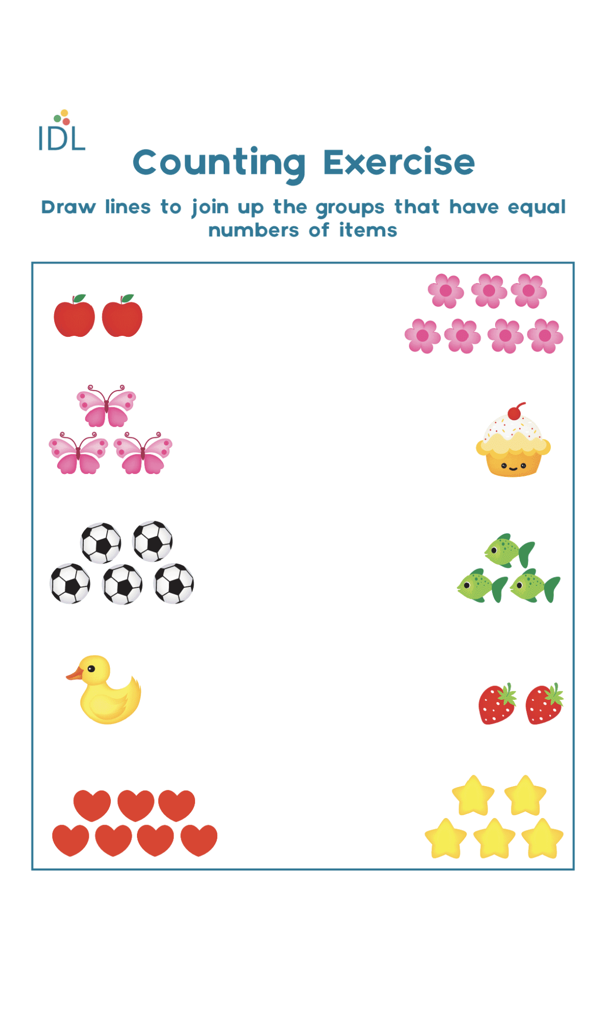 Counting Exercise Worksheet - IDL Group