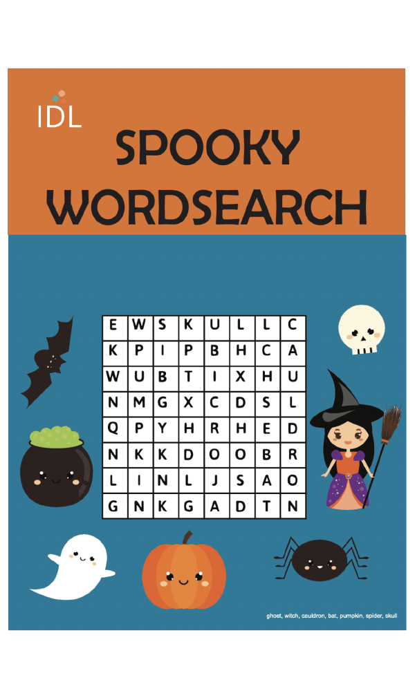 Halloween Spooky Word Search - IDL Group